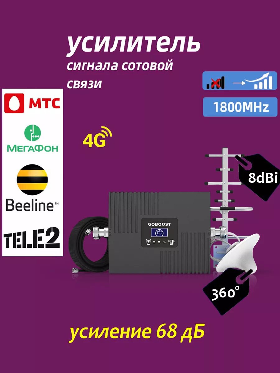Усилитель сотовой связи 1800 МГц, усилитель сотовой связи и интернета