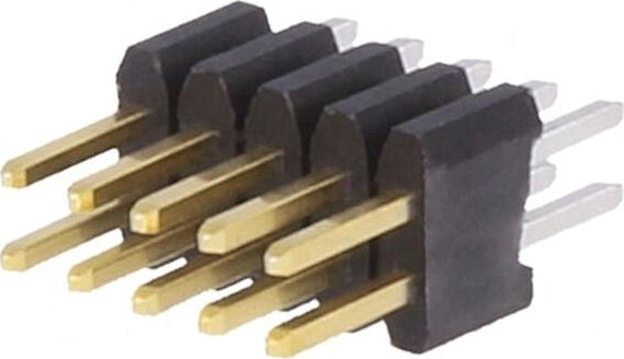 Штыревая планка AMPHENOL 20021111-00010T4LF Штыревая планка штыревой Minitek127 "папа" PIN: 10 прямой 1шт