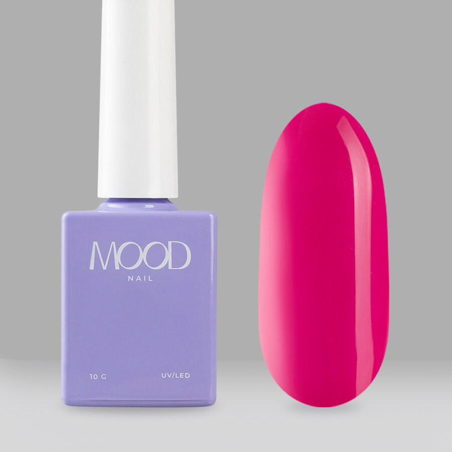 Гель-лак MOODNAIL One step Pedicure collection Fuchsia, 10 г