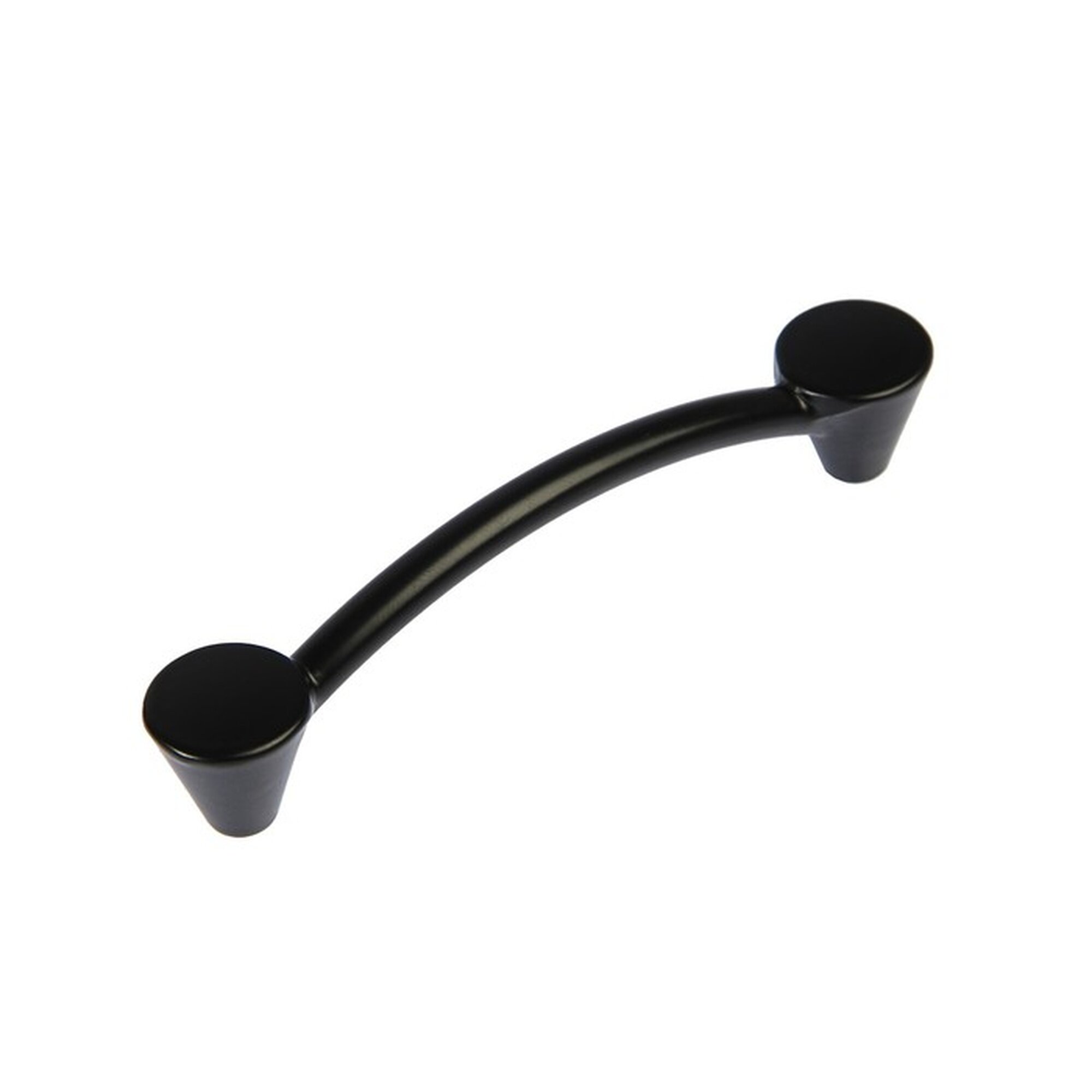 Ручка-скоба Тундра PC174BL, алюминиевая, м/о 96 мм, 4 шт, черная