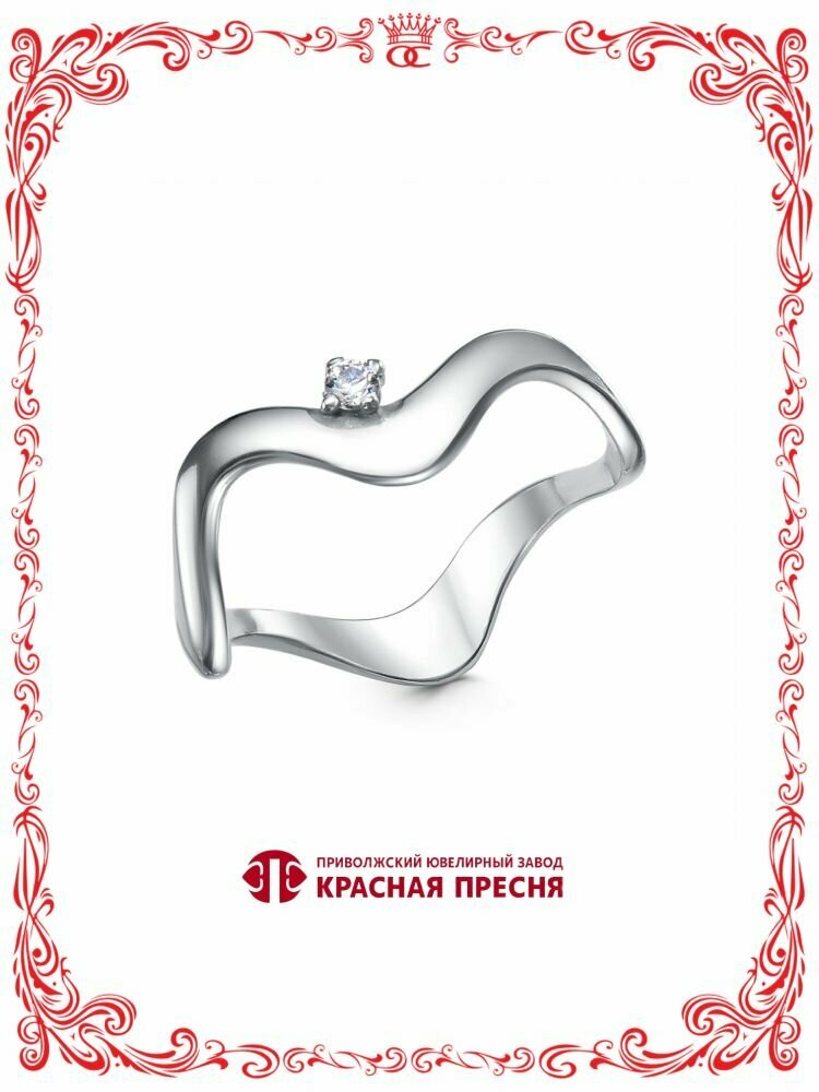 Кольцо, фианит