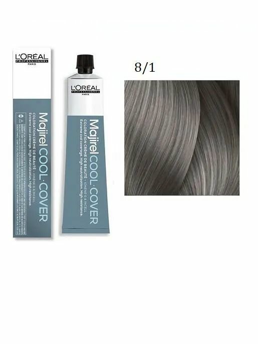 Loreal Majirel Cool Cover 8.1 - Краска для волос, 50мл