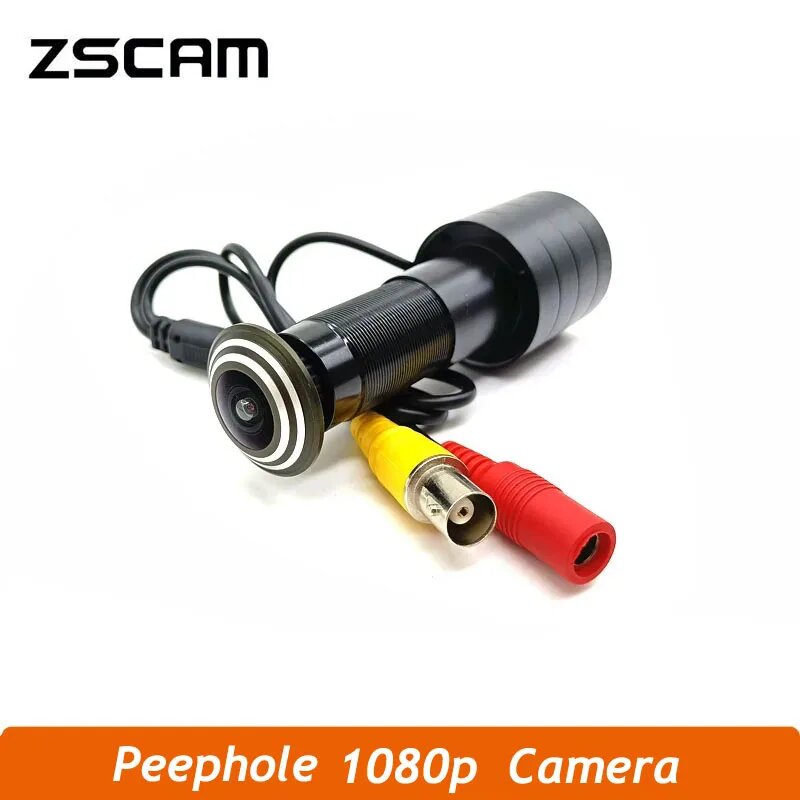 ZSCAM 1080P мини-видеокамера для двери черная