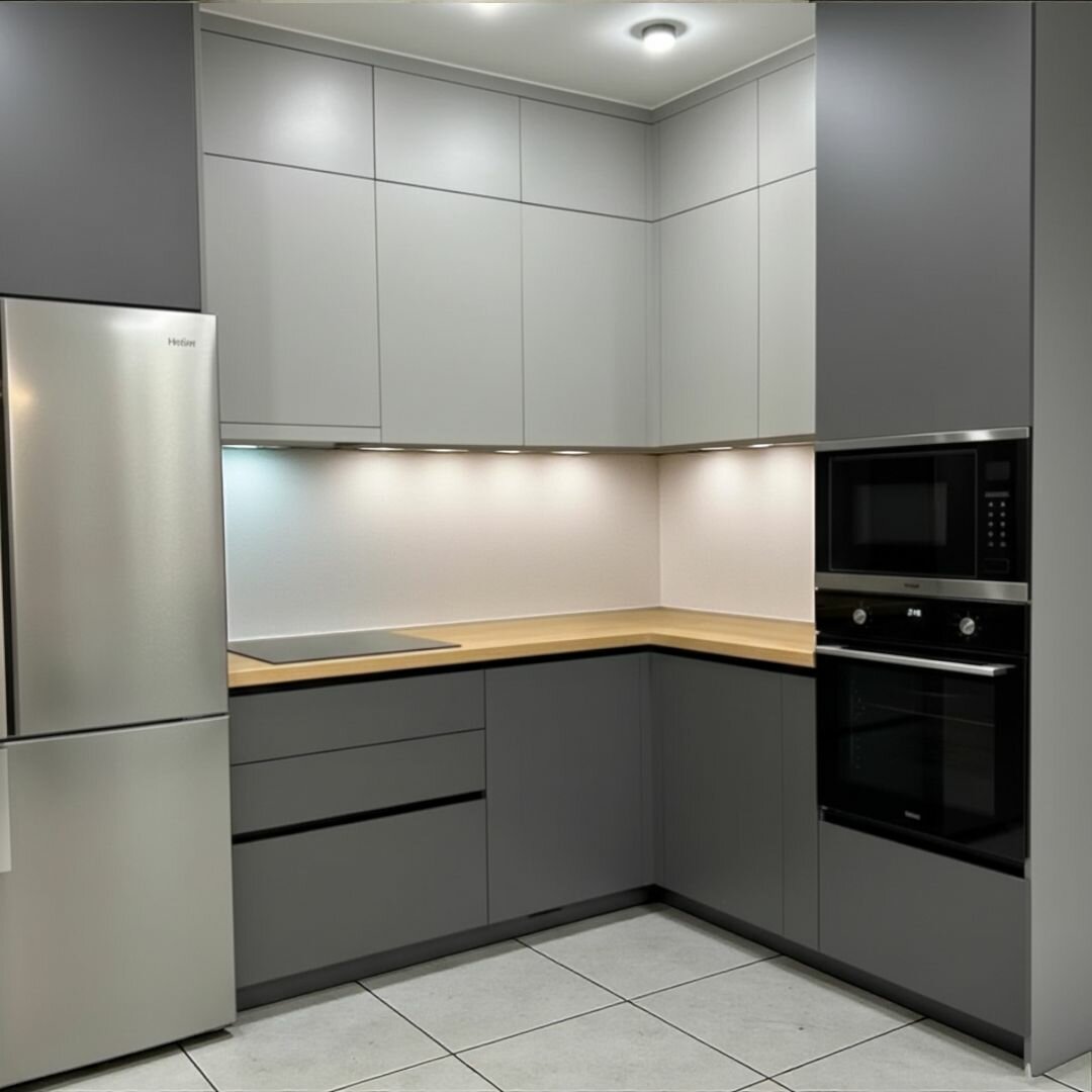 Кухонный фартук на стену "Скиф" 1100x600 мм. Цвет - Белый