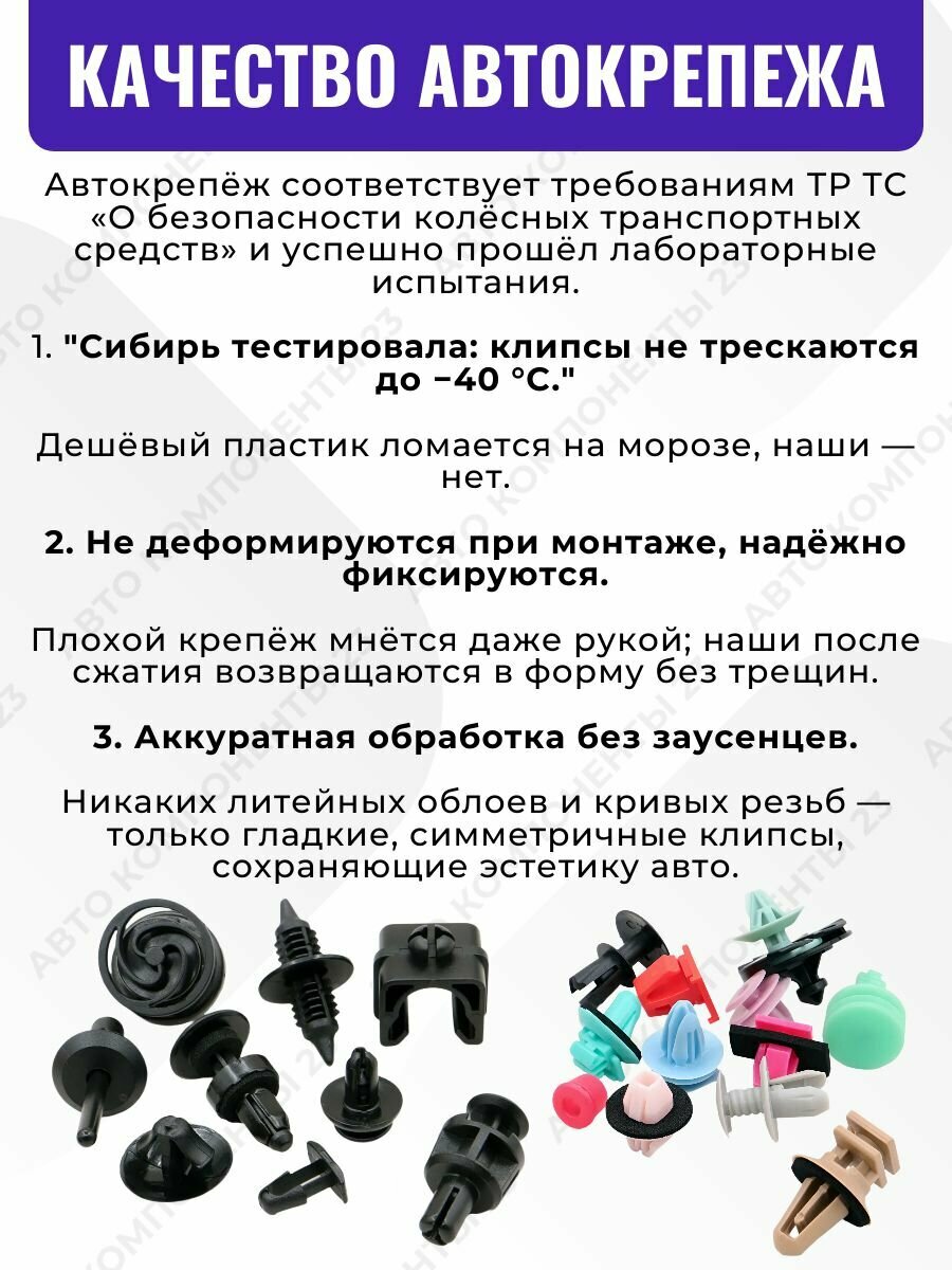 Болт OEM 6100567 6101718 6102396AA GM Chevrolet Dodge Jeep Opel крепёж защиты кузова решётки радиатора