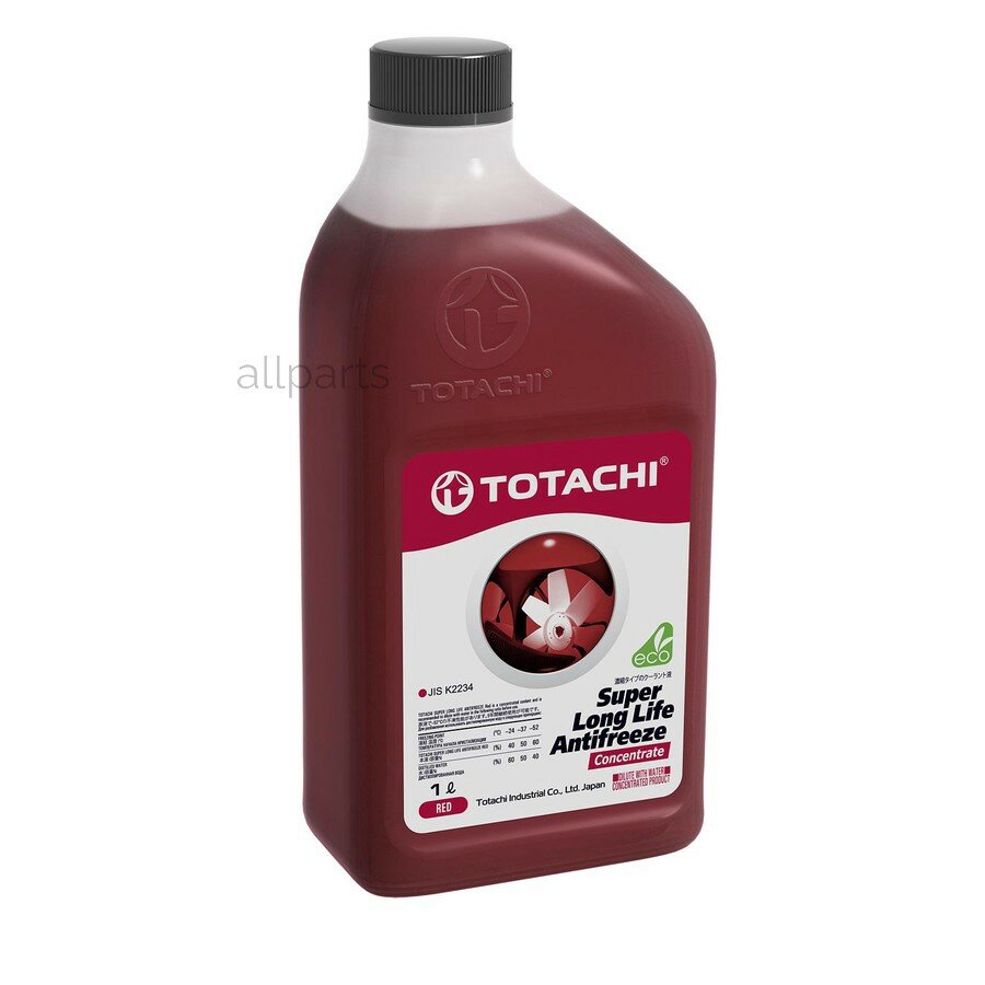 TOTACHI 43301 Super Long Life Antifreeze Red 1л