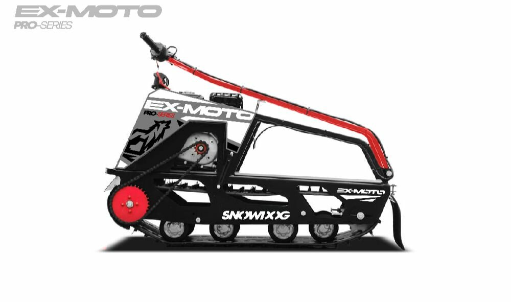 Мини Мотобуксировщик EX-MOTO SNOWDOG S380 8л. с. мото собака