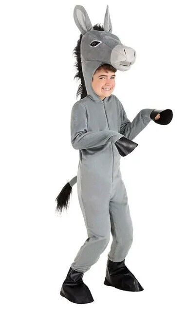 Детский костюм лошади, полиэстер Л, Children