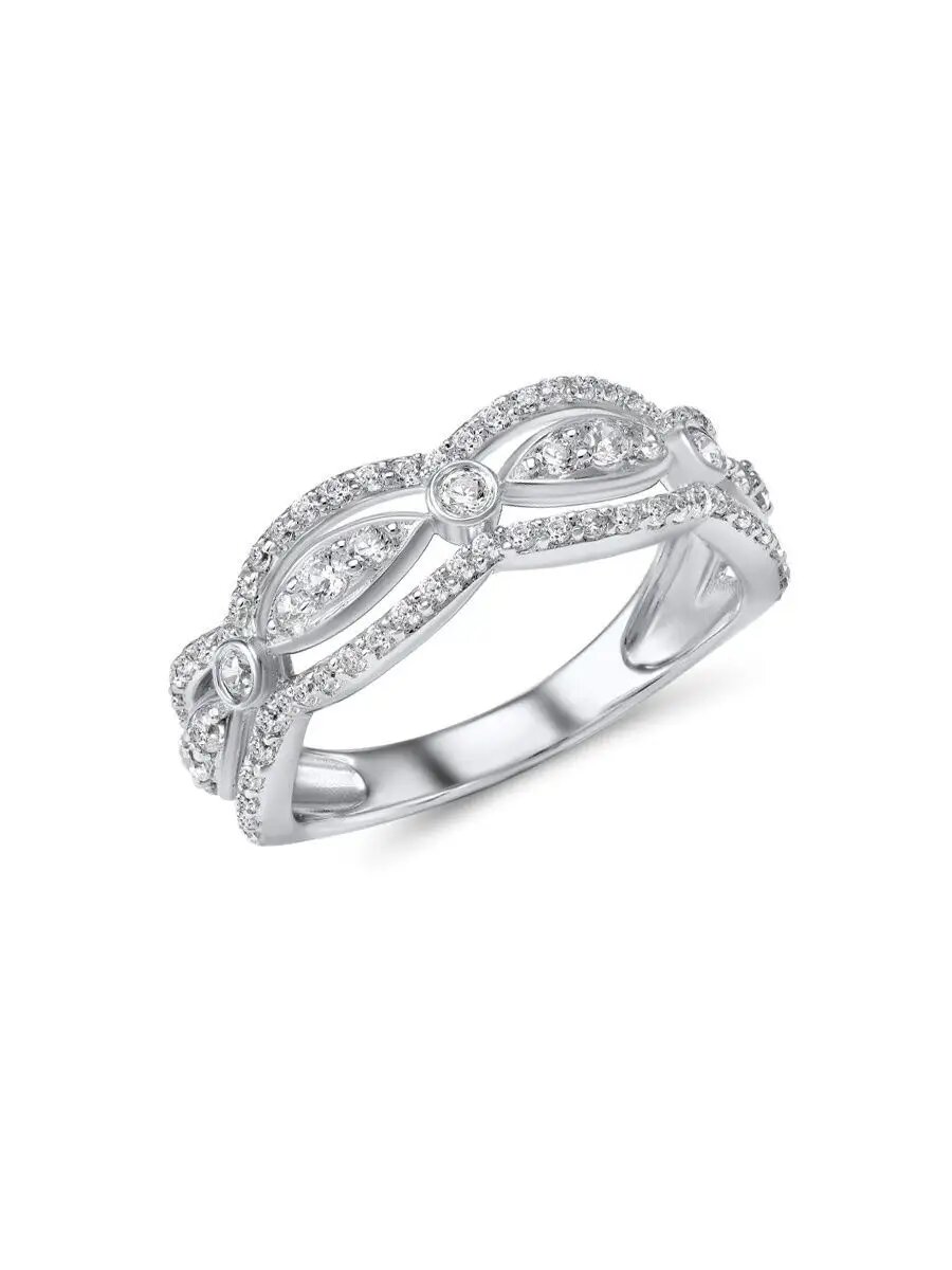 Кольцо, серебро, 925 проба