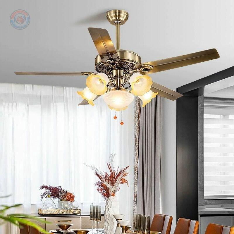 Светодиодная люстра потолочная подвесная свет с деревянным вентилятором, дистанционное управление яркостью и скоростью, современный светильник-вентилятор для комфорта и стиля