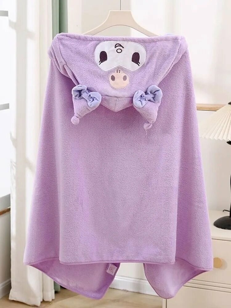 Полотенце-халат,70*140cm, Мультяшные дети могут носить халаты, детские накидки