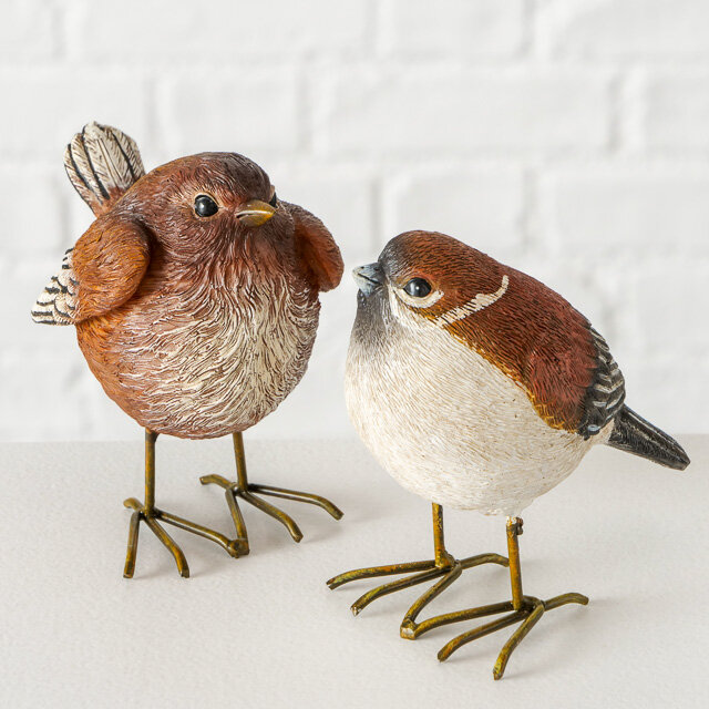 Набор декоративных фигурок Птички - San Adrian 9 см, 2 шт, Boltze, 2005220-набор