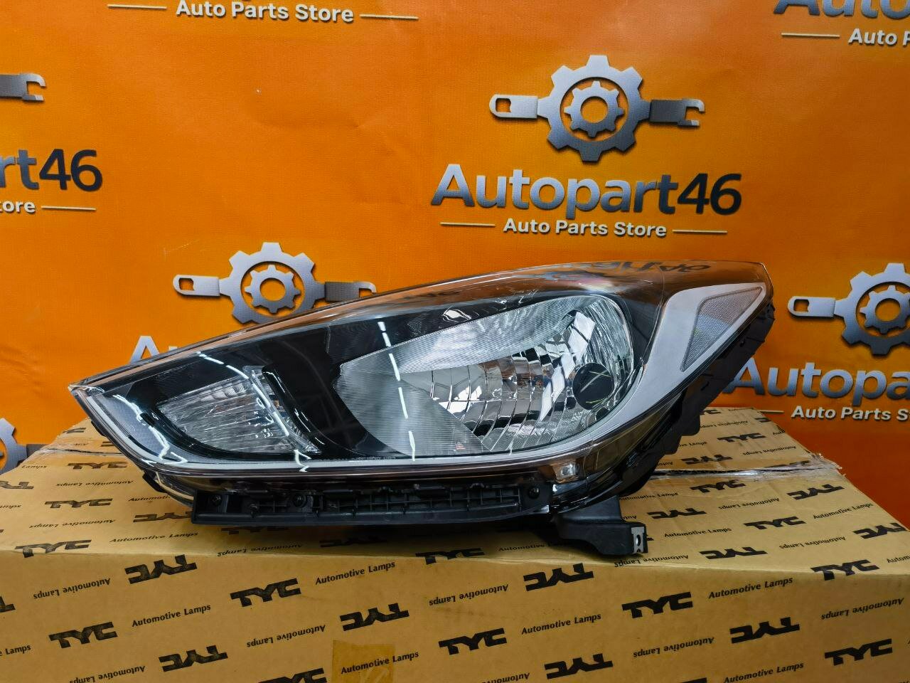 Левая фара хёндай солярис 2 HYUNDAI SOLARIS 2 2017-20г. электрокорректор TYC.
