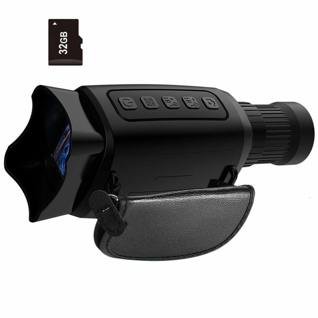Электронный телескоп ночного видения (1 комплект) инфракрасный ночной монокулярный телескоп ночного видения -с картой памяти емкостью 32 ГБ