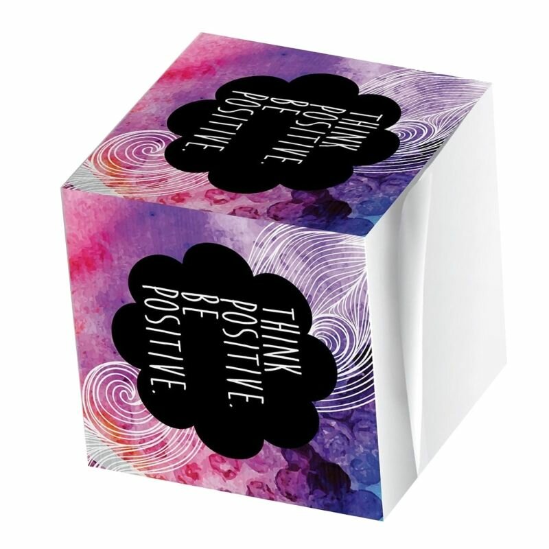 Цветной бумажный кирпичик в трехмерном стиле записной книжки four