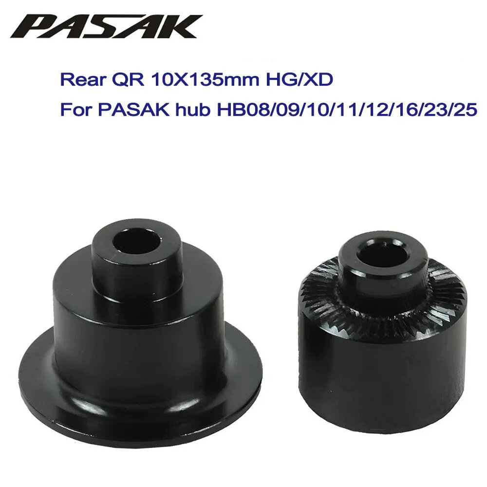 Pasak адаптер торцевых крышек Rear QR 10X135mm