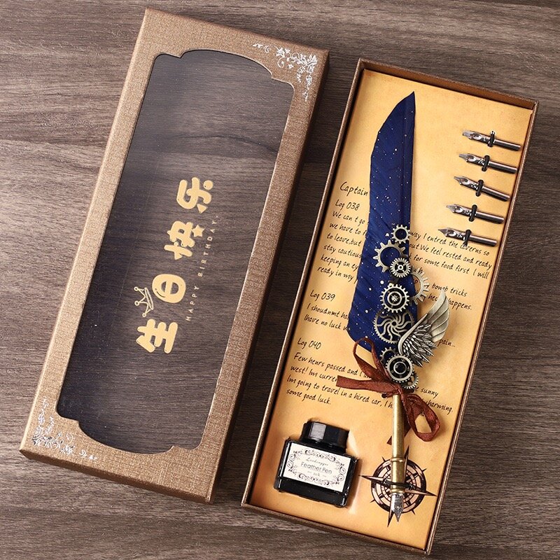 Подарок на день рождения, нишевая высококачественная перьевая ручка Гарри Поттера, эстетичная, практичная, значимая, креативная новогодняя подарка