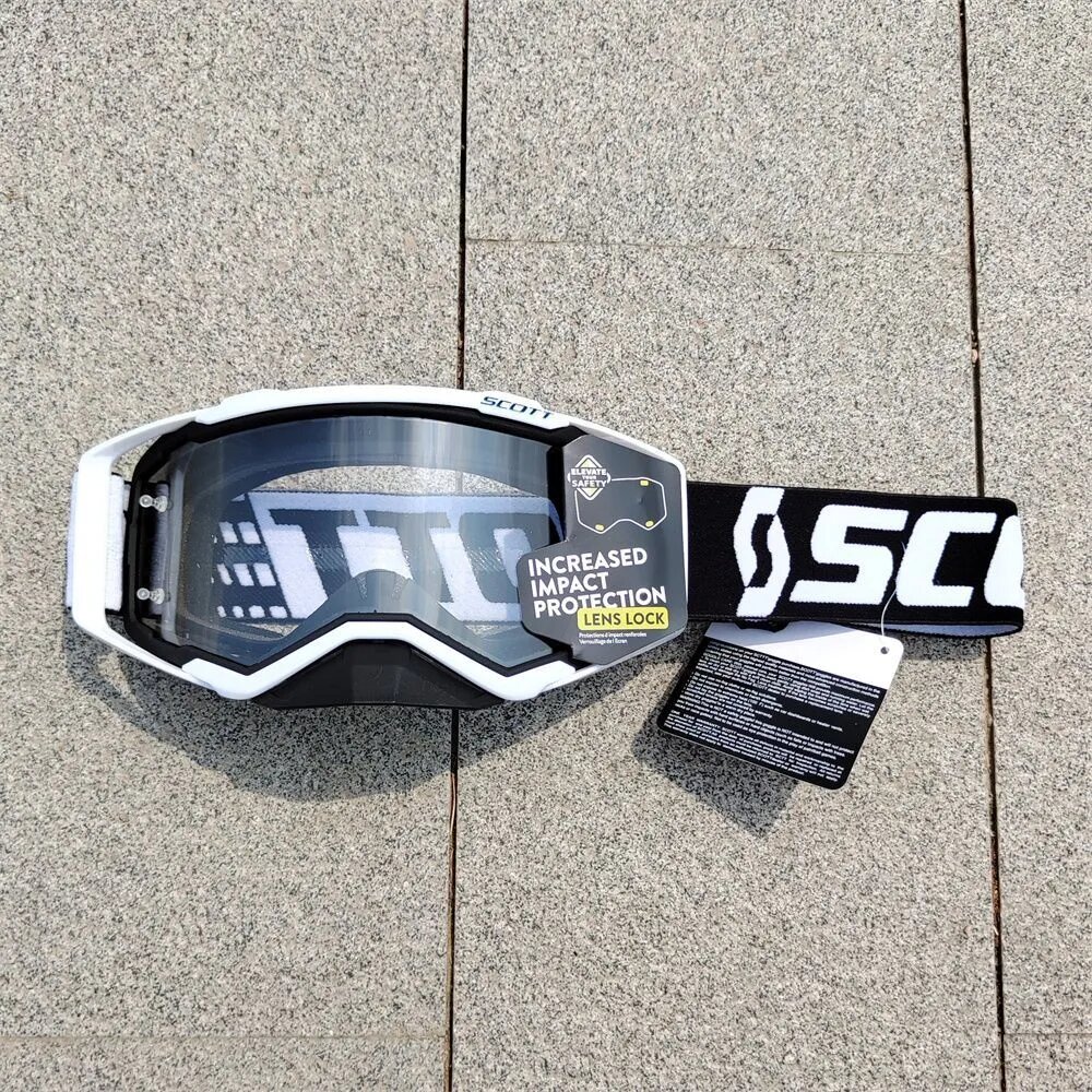 Горнолыжная маска SCOTT для взрослых, защита от запотевания, увеличенная защита от ударов, с чехлом.