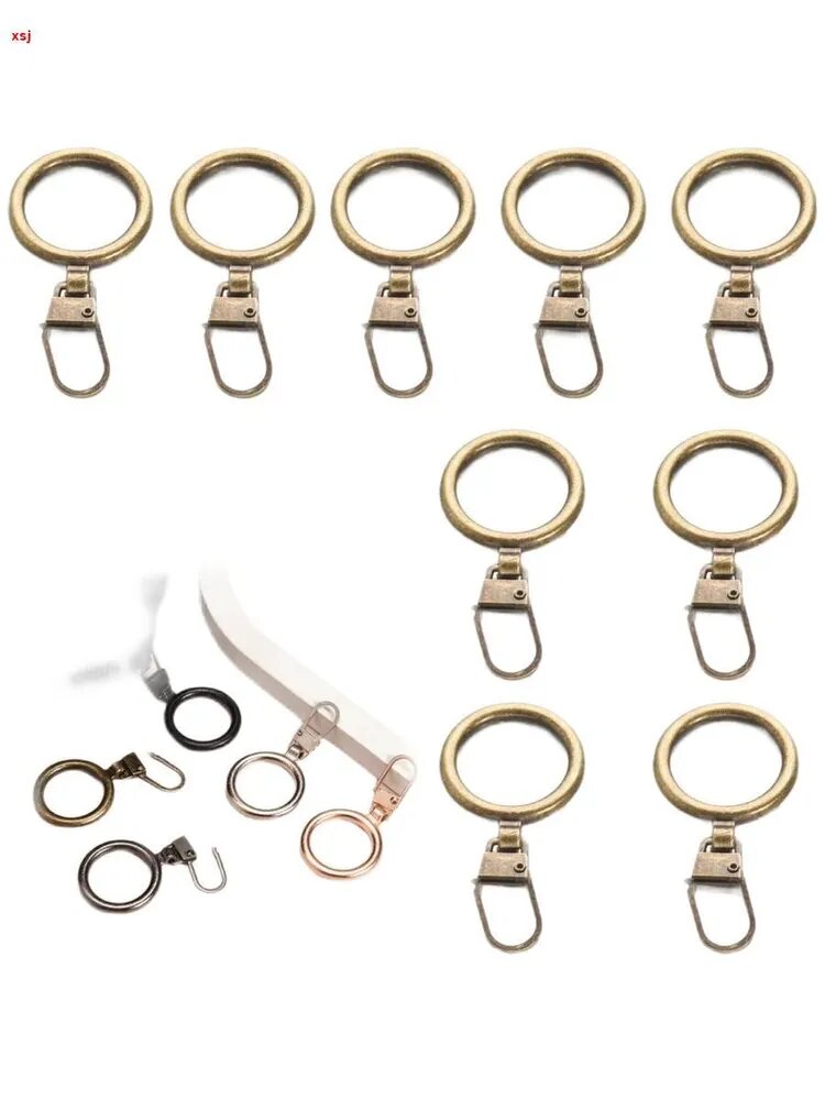 Кольцо-держатель молнии - съемное, 10 шт.