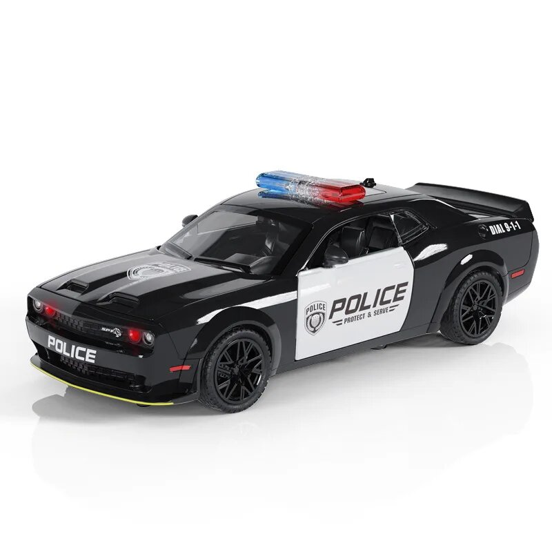 Машинка-игрушка WELLY Hell Cat Полицейская black