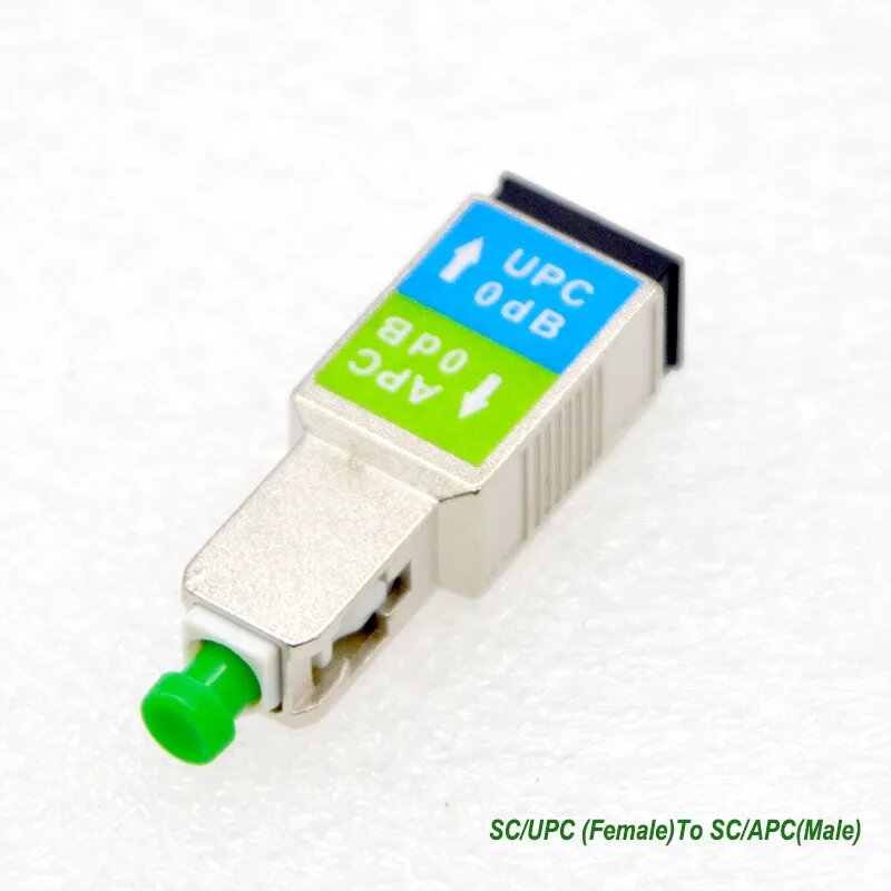Оптоволоконный адаптер GONGFENG SC/APC Female-SC/UPC Male SM-9/125 SC UPC TO SC APC