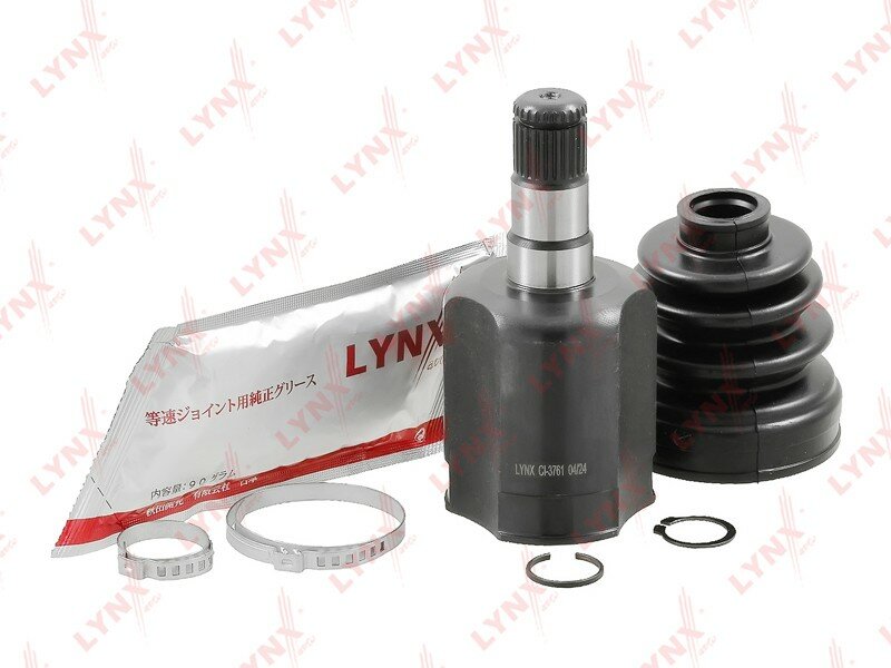 ШРУС внутренний LYNX AUTO CI-3761 Skoda Fabia 07-15, Rapid 12-20, Roomster 06-15, Vw Polo 6R, 9N 07->, Polo Classic 03-12, Polo Sedan 09->, Vento 13-19