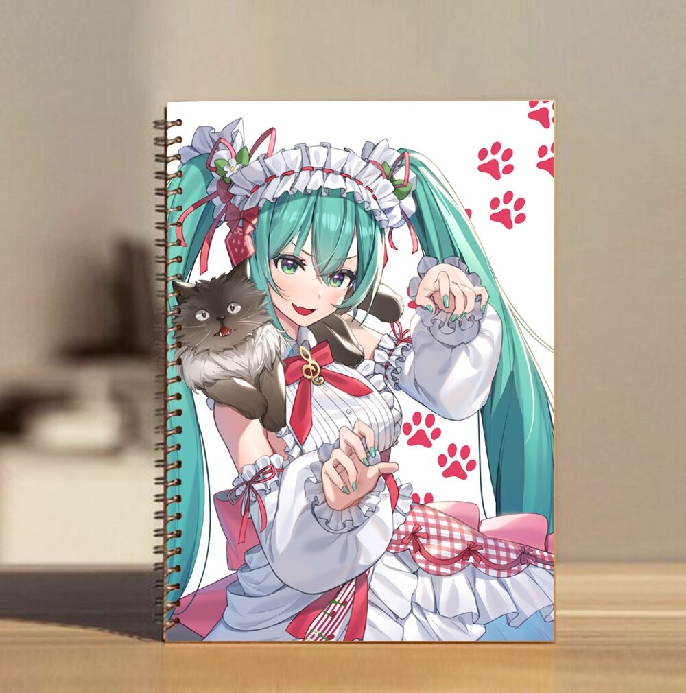 Скетчбук А5 по аниме Хацунэ Мику / Miku Hatsune №52