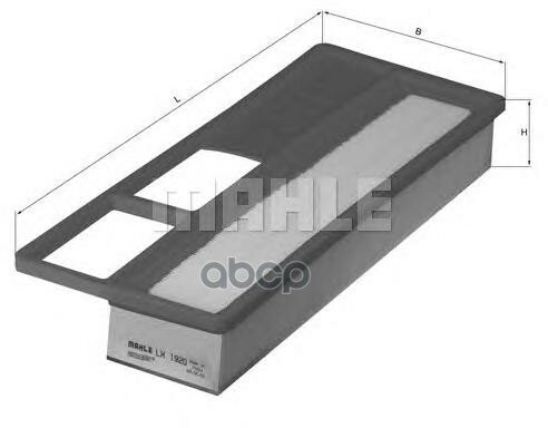Фильтр воздушный FIAT 500 1.3 D 10/07-/ DOBLO 1.3 D 10/05-/GRANDE PUNTO 1.3 D 10/05-/LINEA 1.3 D Mahle/Knecht арт. LX1920