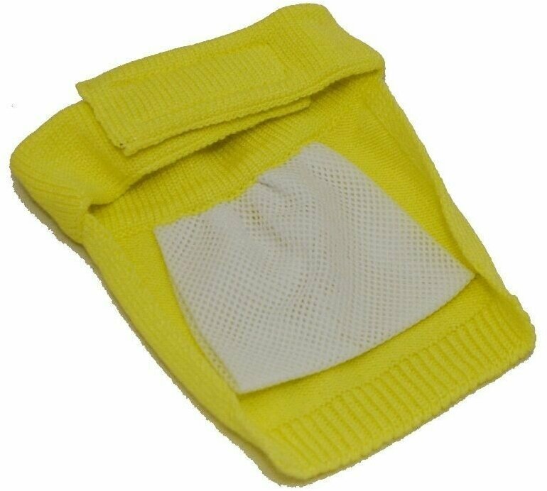 Фартук для защиты трахеостомы малый желтый