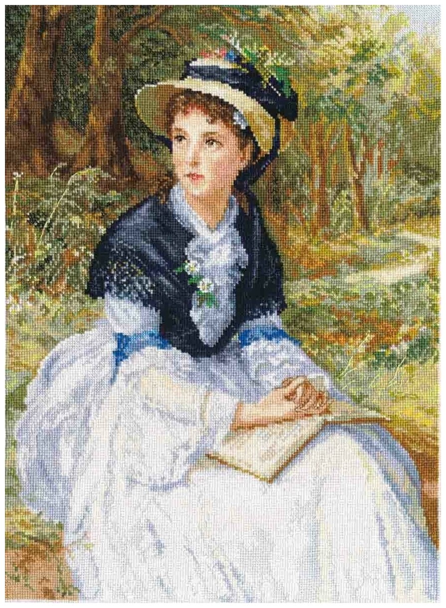 Набор для вышивания крестом Алиса "Счастливые мечты" 28х37 см 4-09 Творческий набор с комплектом качественных цветных ниток мулине, хлопковой канвой, удобной иглой, схемой и инструкцией