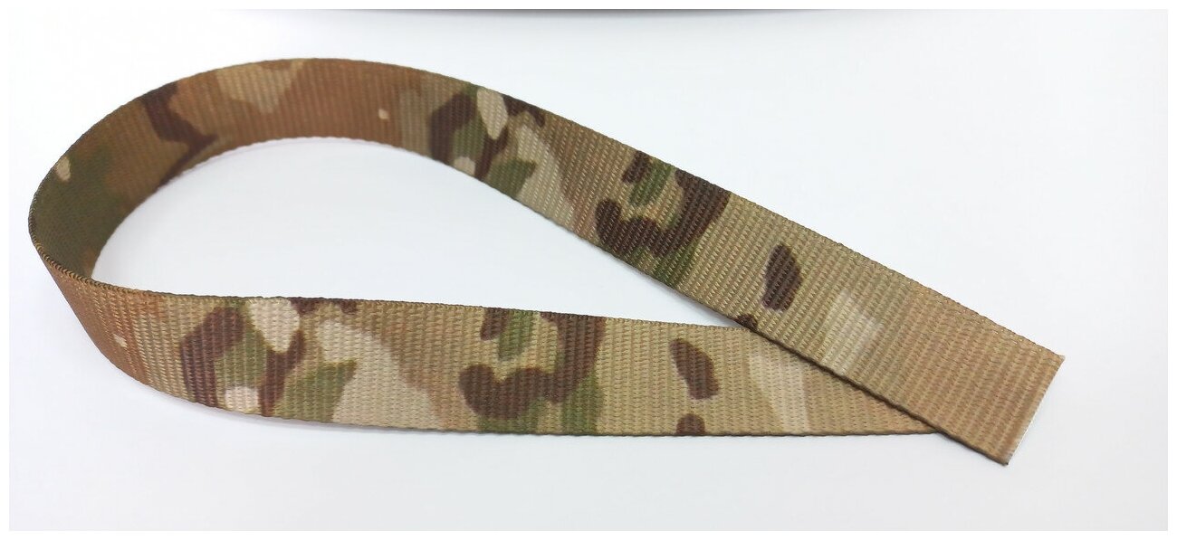 Стропа Raccoonya полиэфирная, двусторонняя, 35мм, намотка 2м, камуфляж