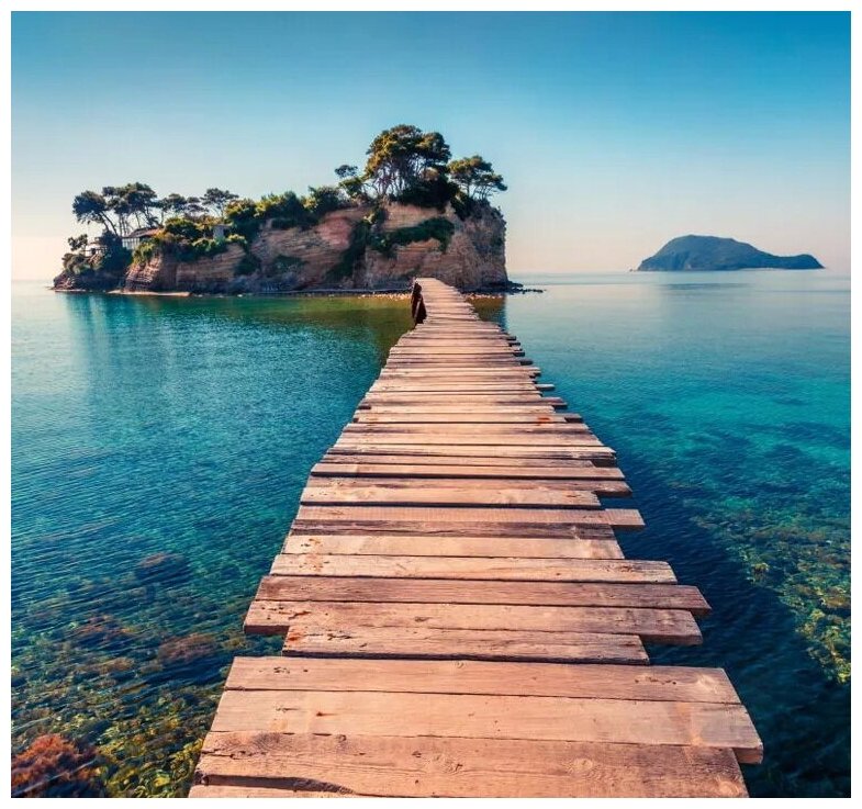 Фотообои на стену флизелиновые "Яркий летний день" 270X253 см (ШxВ)