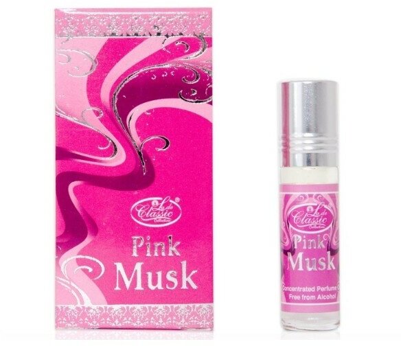 La de Classic Concentrated Perfume PINK MUSK (Масляные арабские духи розовый муск, Ла Де Классик), 6 мл.