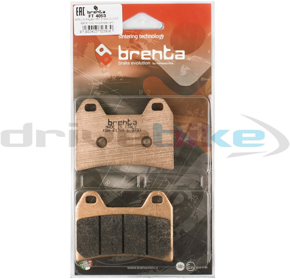 BRENTA Тормозные колодки FT 4093 Sintered