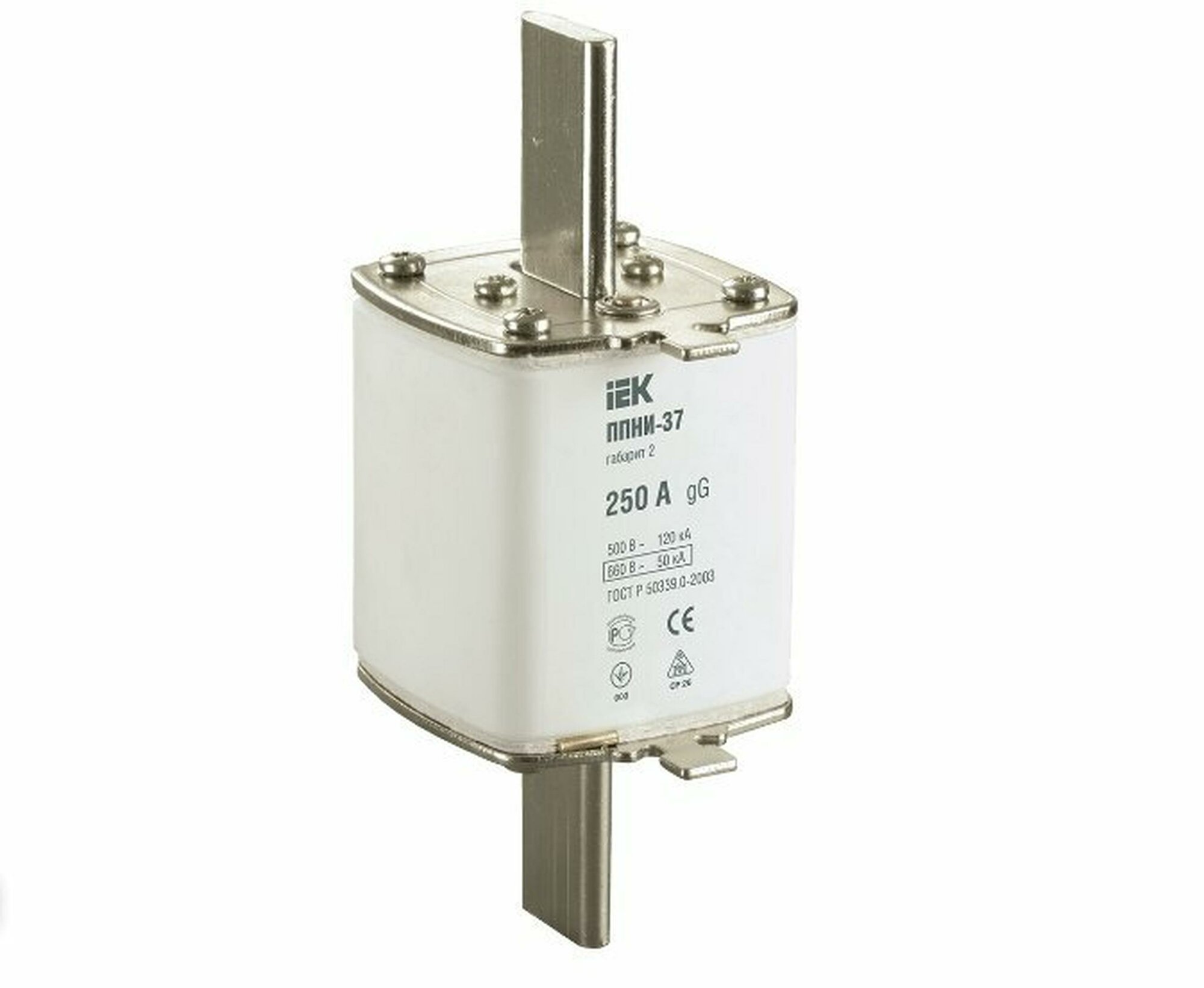 IEK Вставка плавкая ППНИ-37 250А габарит 2 IEK DPP40-250