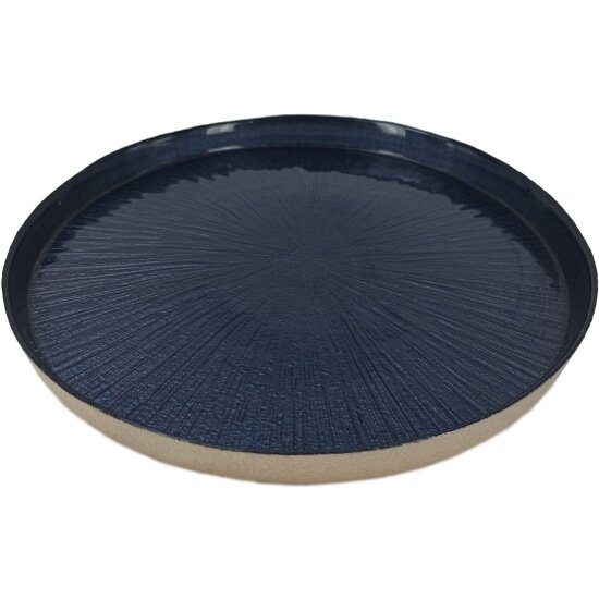 Тарелка Аксам "Viсtoria Azzurro" с бортом, 32 см (16580)