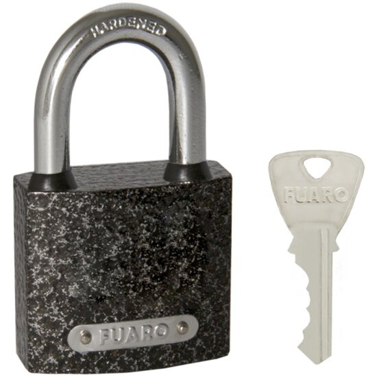 Замок навесной Fuaro PL-UNI-0125 (PL-01-25) 2key англ. /коробка