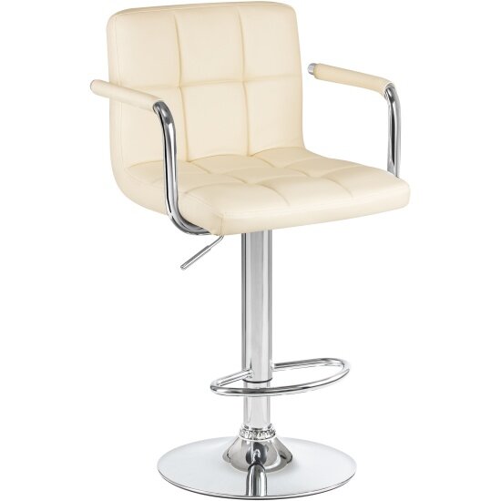 Стул барный Dobrin 5011-LM KRUGER ARM, кремовый