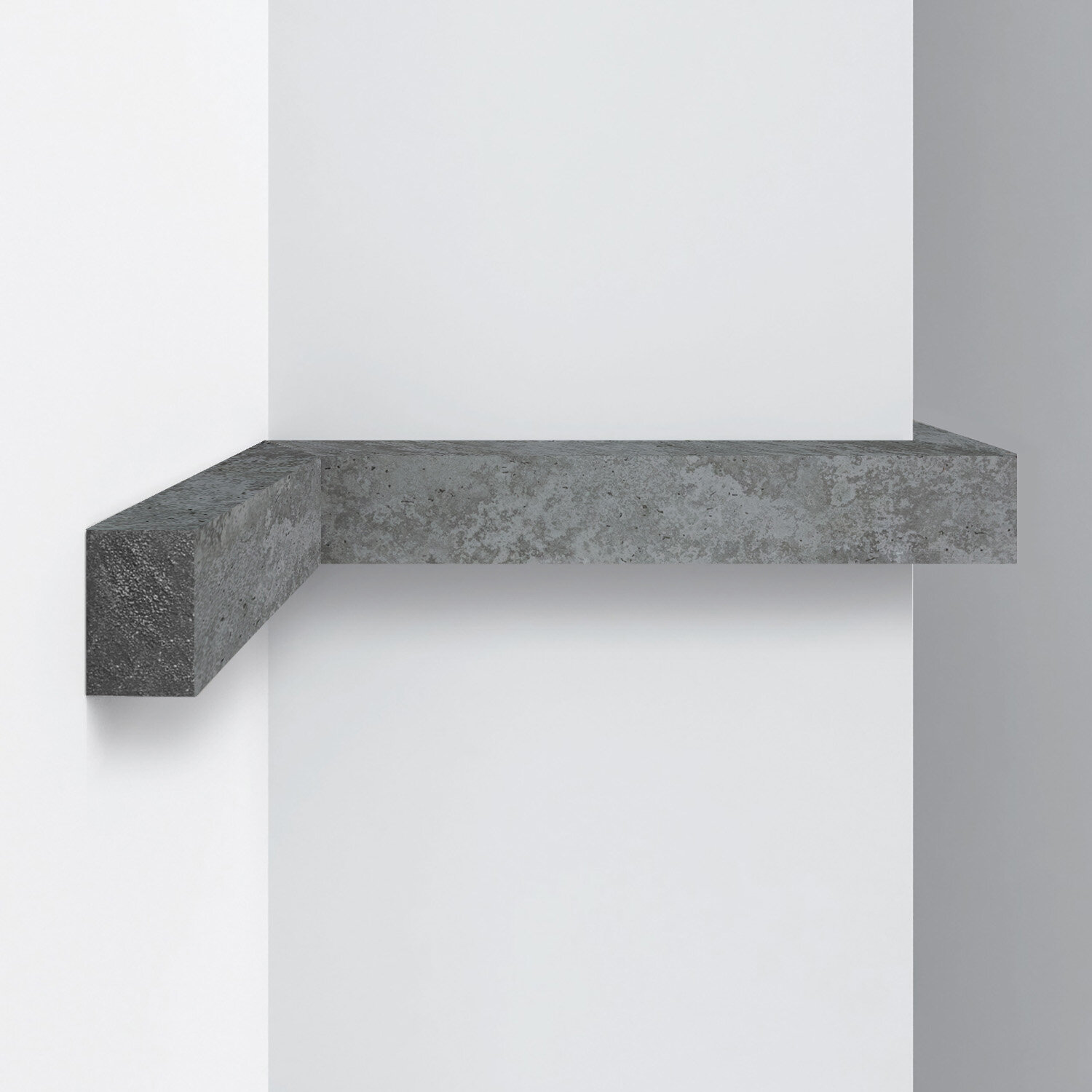 Рейки декоративные на стену дюрополимер DECOMASTER (декомастер), 20х30х2900 мм D048-1629 ДМ бетон