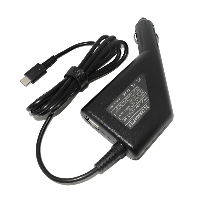 Автомобильное зарядное устройство USB Type-C, 65 Вт, адаптер питания для Macbook, Lenovo, Asus, ноутбука, 20 в, 3,0 А, автомобильный адаптер USB C для быстрой зарядки для телефона