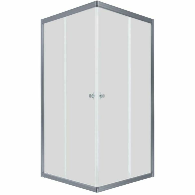Душевой уголок Тритон (Triton) Вента-Хром 900х900х1850 мм, прозрачный 4 мм, профиль хром (Щ0000051622) (1 место)