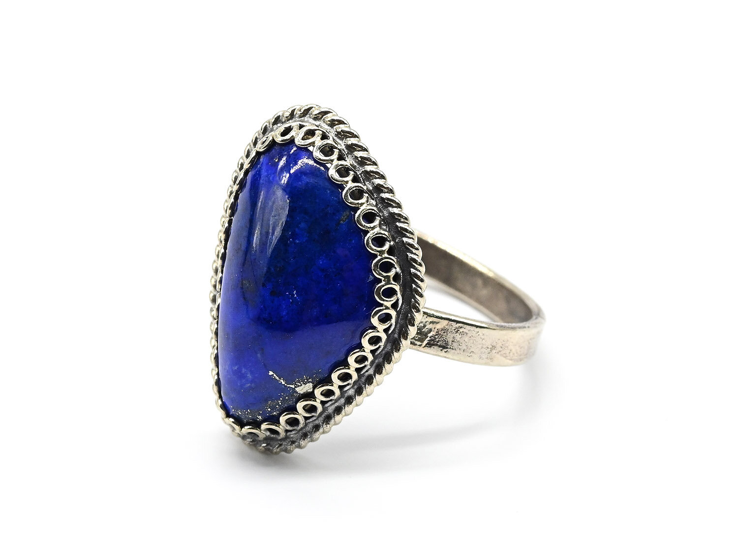 Кольцо, лазурит