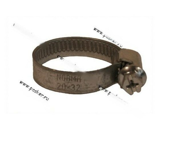 Хомут Norma 20-32, оцинкованный, прочный, универсальный, надежный