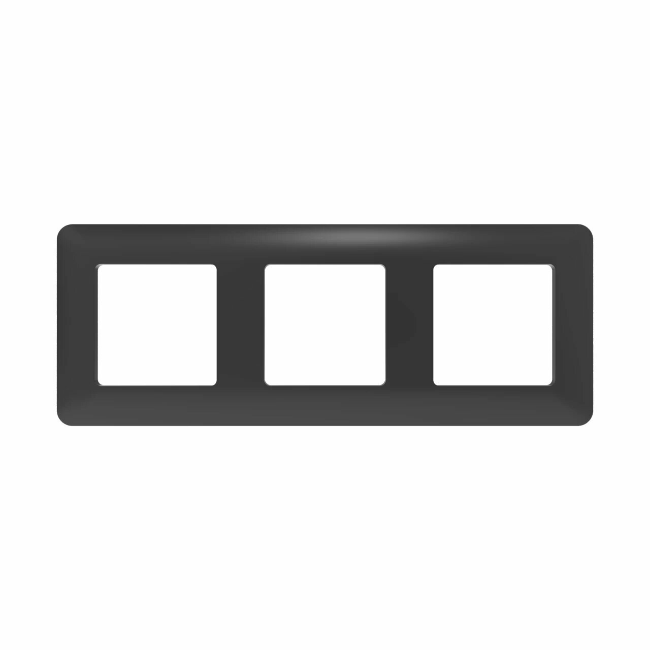 Панель для выключателя MOES 3 Gang Black Panel