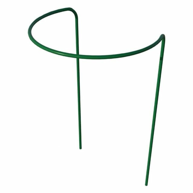 Подставка под кусты большие Н90 см обхват 80 см полукруг 1 шт металл труба D10мм в ПВХ