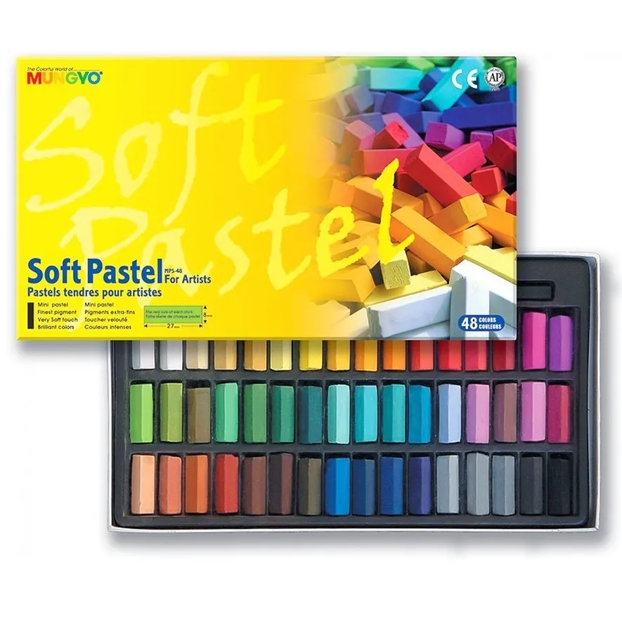 Mungyo Набор сухой пастели soft, 48 цв. (1/2 мелка)