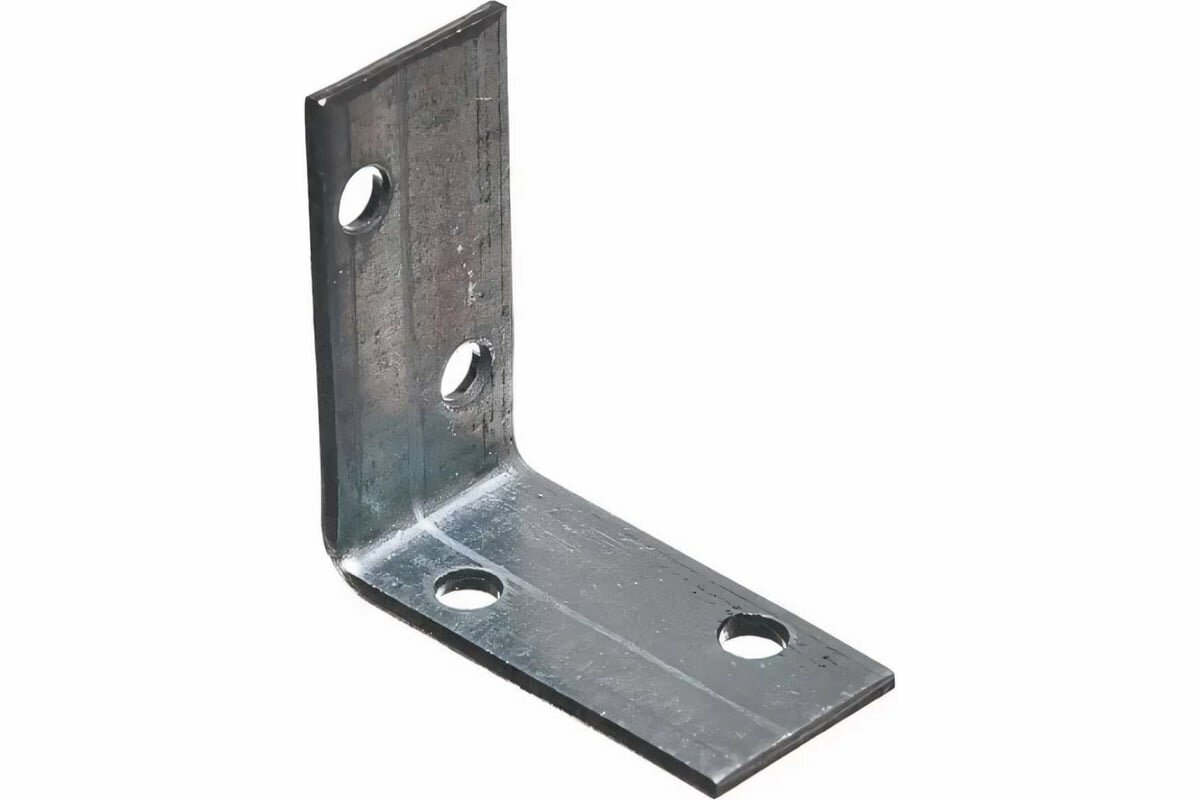 Метизный двор KUR-40х40х20 крепежный равносторонний уголок стальной для сборки конструкций и каркасов