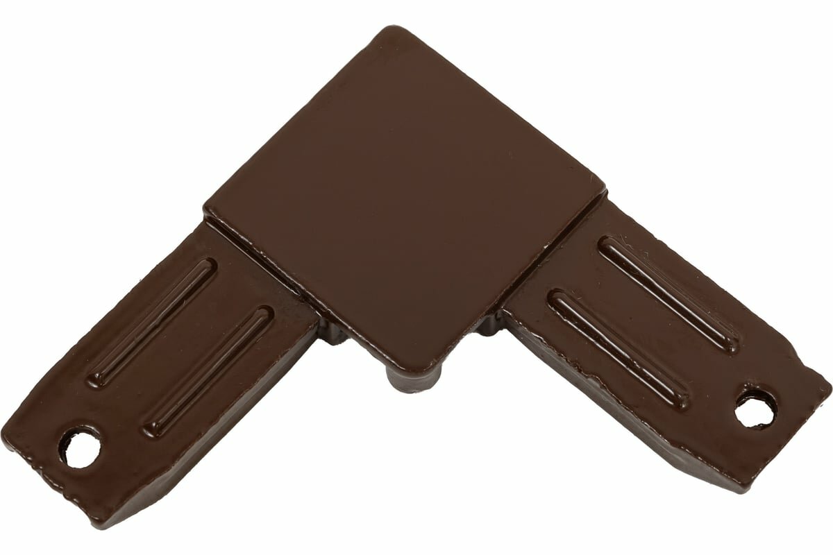 KOMFORT Уголок для москитной сетки алюминиевый коричневый комплект 4 шт АУ00615