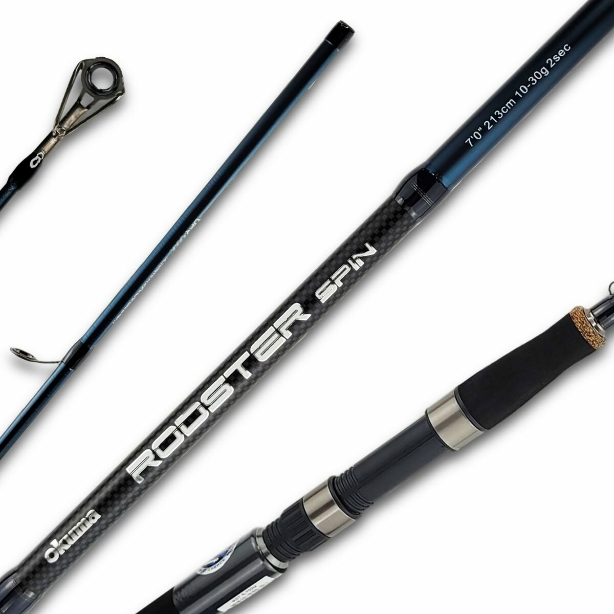Спиннинг Okuma RODSTER Spin UFR 802H (8'0" 2.44м 20-60гр) 2sec