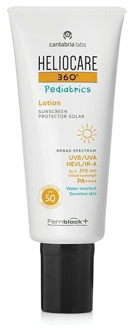 Heliocare 360º Pediatrics Lotion Sunscreen SPF 50 - Солнцезащитный лосьон для детей 200 мл